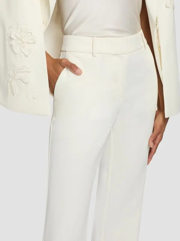 Ramy Brook Orian Pleated Flare-leg Pants