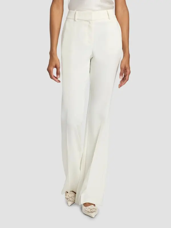 Ramy Brook Orian Pleated Flare-leg Pants
