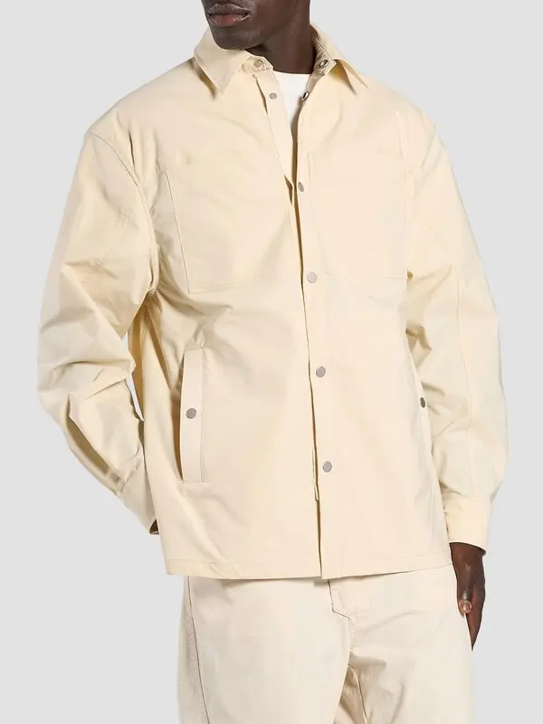MORDECAI Woven Snap-front Overshirt