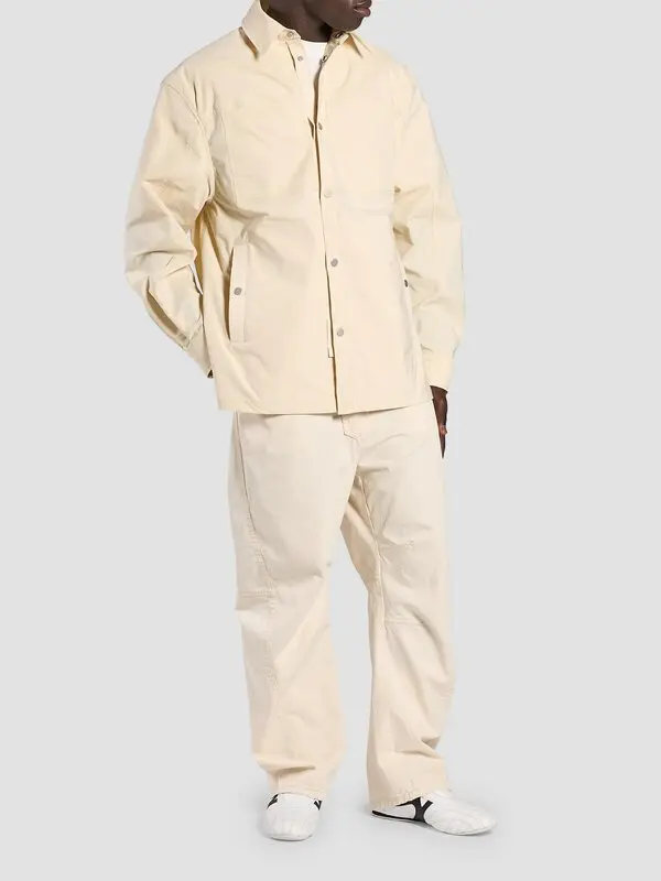 MORDECAI Woven Snap-front Overshirt