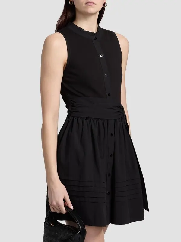 Ramy Brook Orla Cotton-blend Belted Minidress