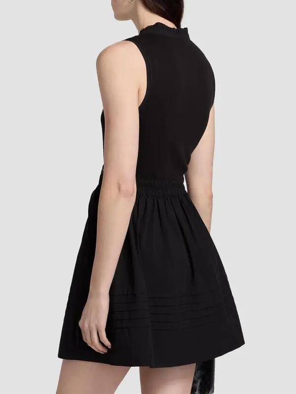 Ramy Brook Orla Cotton-blend Belted Minidress