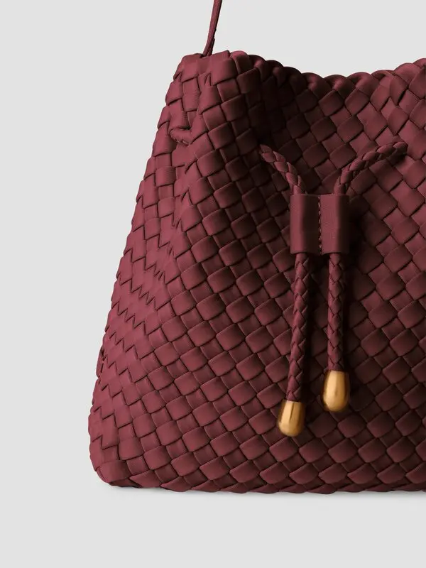 NAGHEDI Gramercy Bucket Bag - Bordeaux