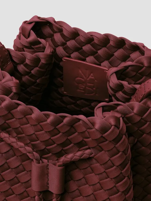 NAGHEDI Gramercy Bucket Bag - Bordeaux