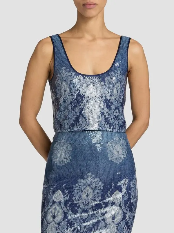 Ramy Brook Cody Sequined Tank