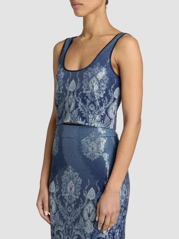 Ramy Brook Cody Sequined Tank