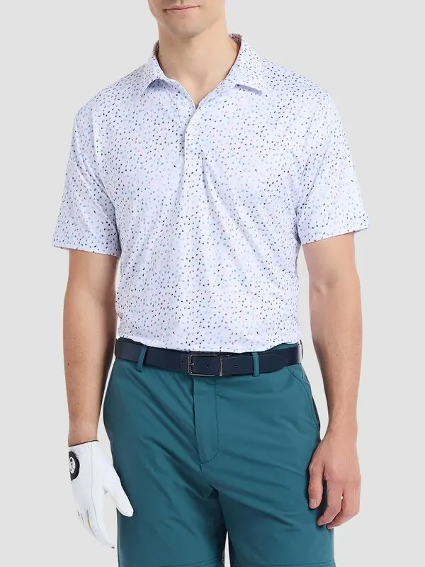 Robert Graham Baybridge Dot-print Polo Shirt