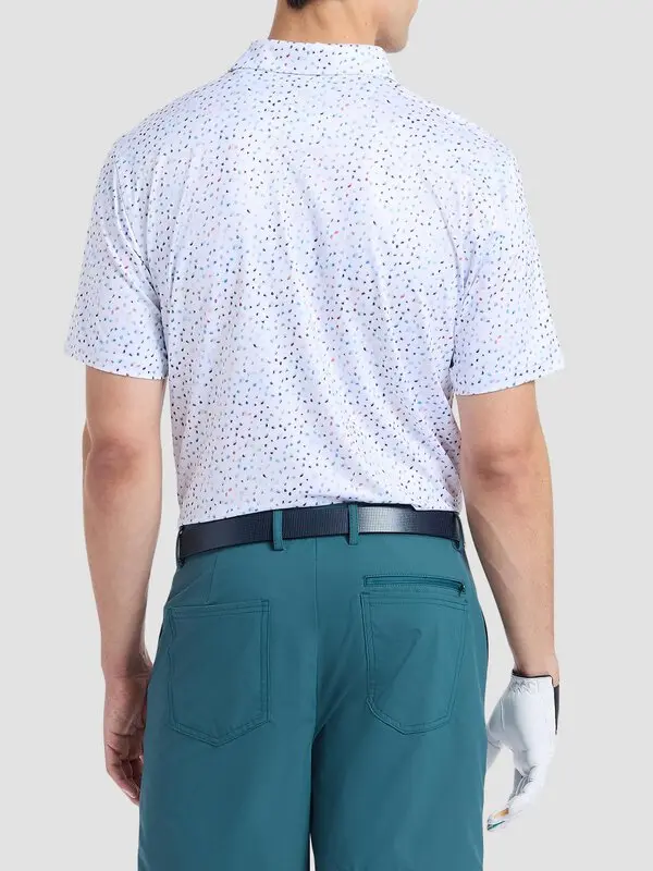 Robert Graham Baybridge Dot-print Polo Shirt