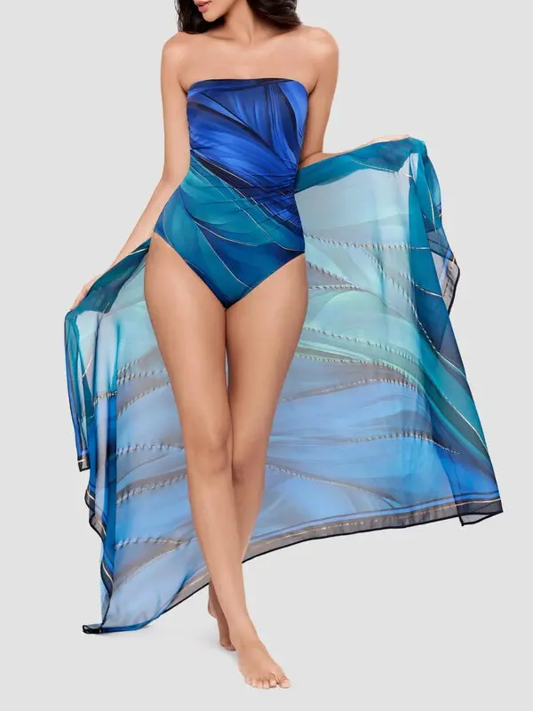 Miraclesuit Maldiva Printed Georgette Pareo