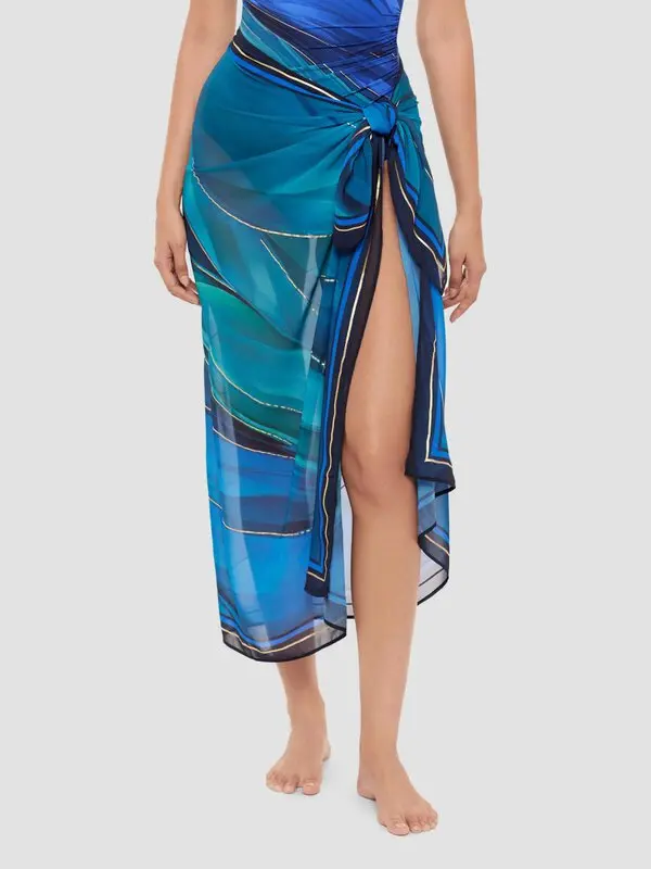 Miraclesuit Maldiva Printed Georgette Pareo