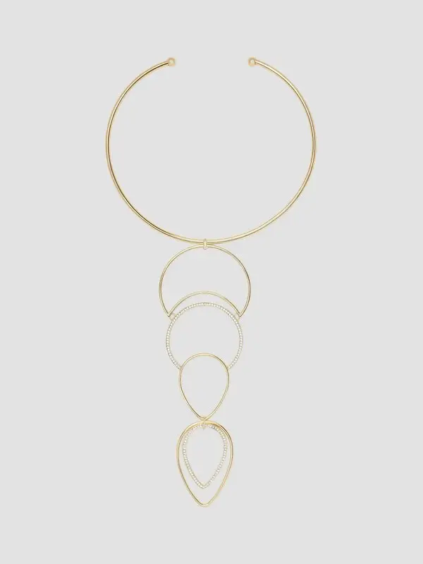 Ramy Brook Sparkle Dot Rena Goldtone & Cubic Zirconia Necklace