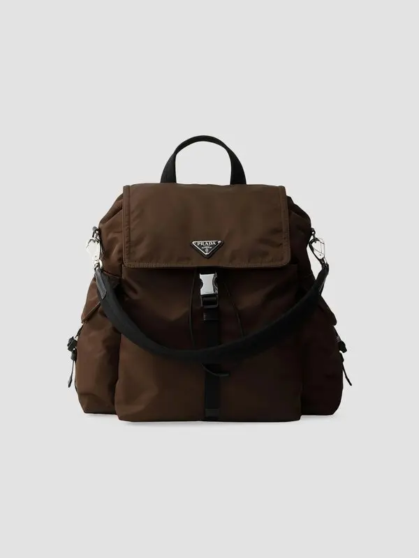 Prada Explore Re-nylon And Leather Backpack