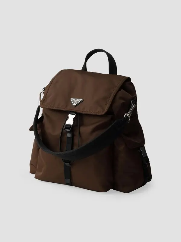 Prada Explore Re-nylon And Leather Backpack