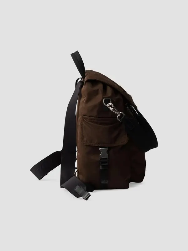 Prada Explore Re-nylon And Leather Backpack