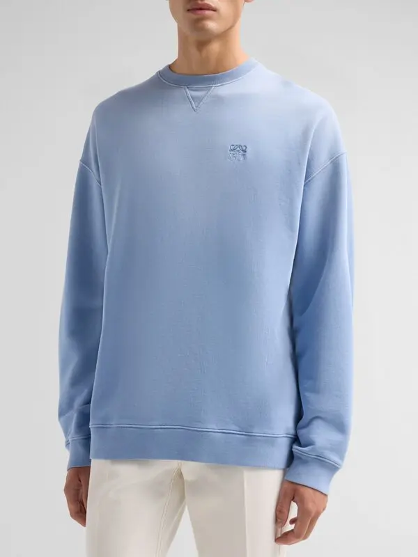 Loewe Anagram Cotton Crewneck Sweatshirt