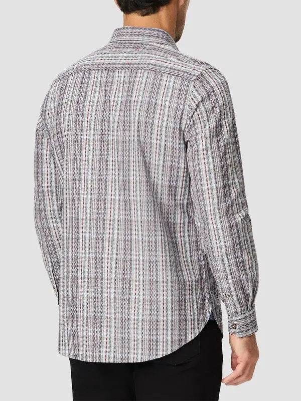 Robert Graham Elroy Cotton-blend Button-front Shirt