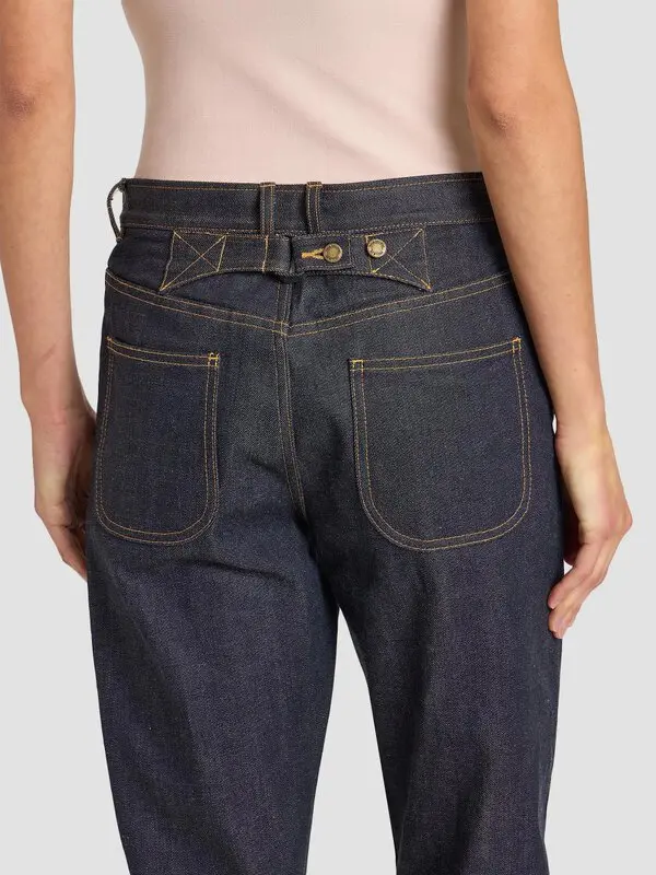 Thom Browne Cropped Straight-leg Jeans