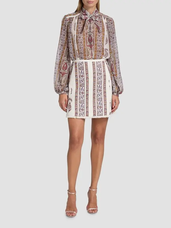 Giambattista Valli Paisley Silk Blouse