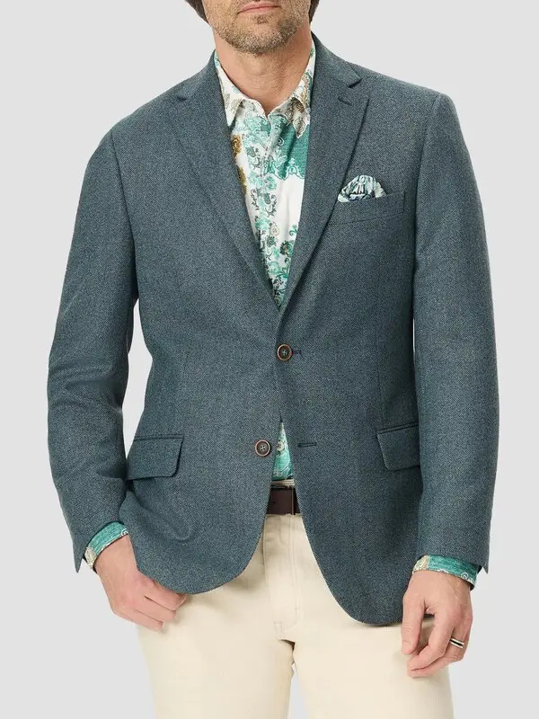 Robert Graham Galadean Textured Wool-blend Sport Coat