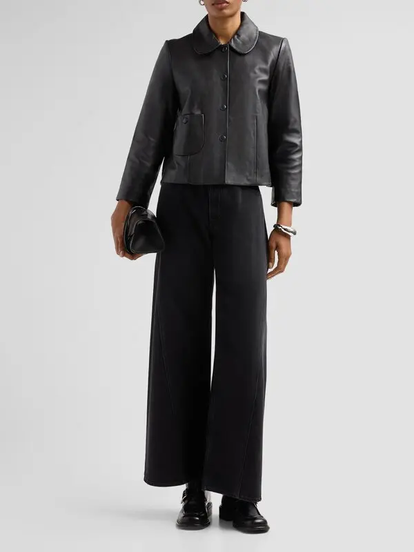 Ba&sh Mylos Leather Jacket