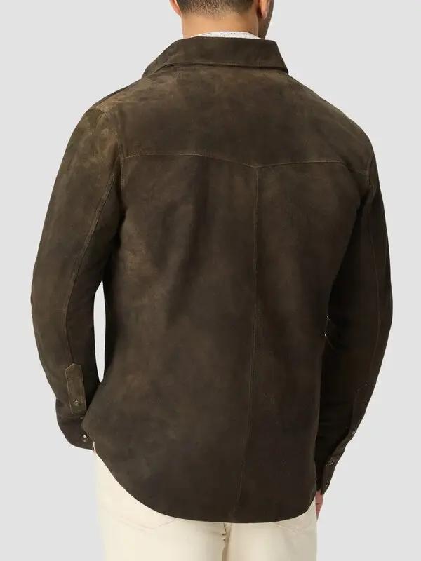 Robert Graham Marstow Suede Shirt Jacket