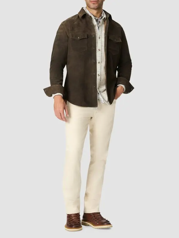 Robert Graham Marstow Suede Shirt Jacket