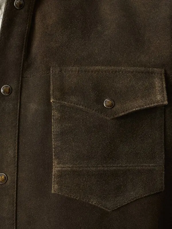 Robert Graham Marstow Suede Shirt Jacket