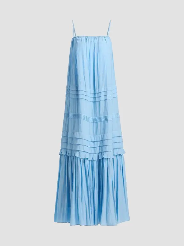 Ramy Brook Ruby Pintuck Midi-dress