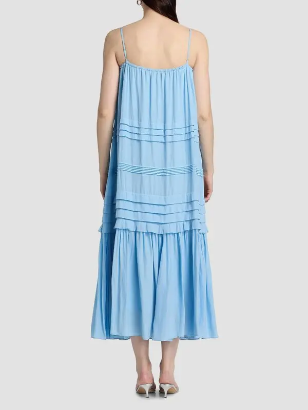 Ramy Brook Ruby Pintuck Midi-dress