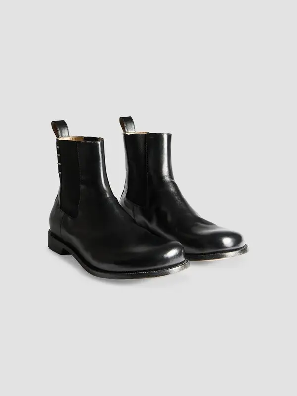 JW Anderson Leather Chelsea Loafer Boots
