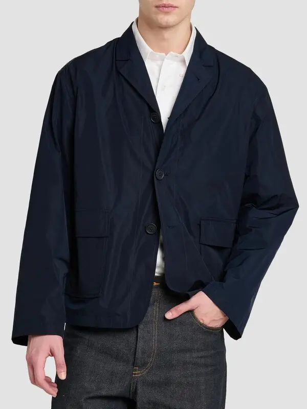 Thom Browne Engineered 4 Bar Classic Loopback Jersey Zip-front Hoodie