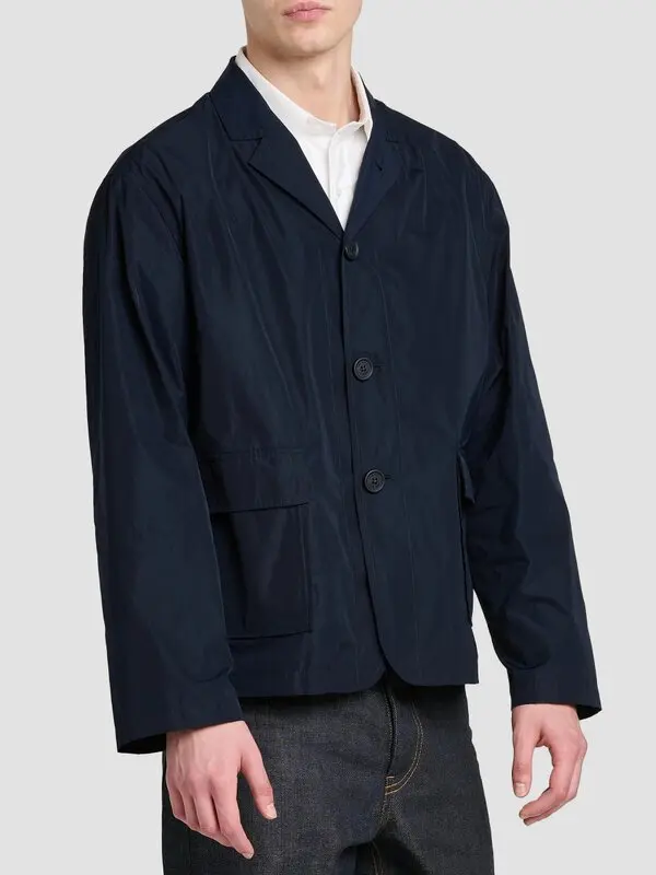 Thom Browne Engineered 4 Bar Classic Loopback Jersey Zip-front Hoodie