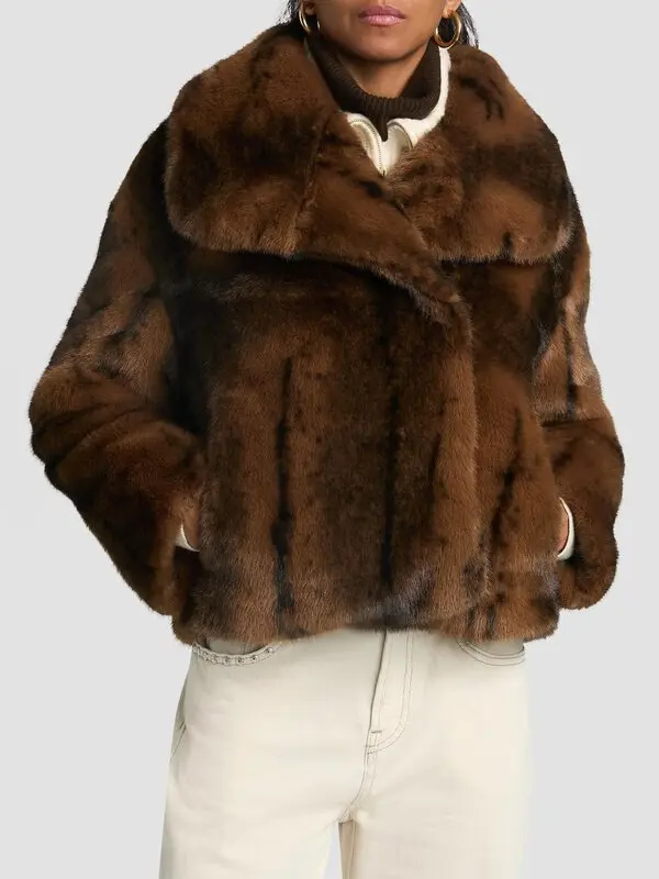 Ba&sh Foxy Faux-fur Coat