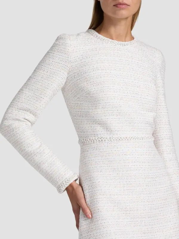 Giambattista Valli Sequined Tweed Bouclé Minidress