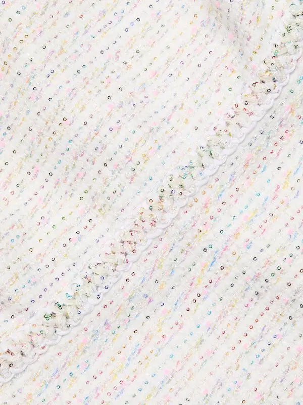 Giambattista Valli Sequined Tweed Bouclé Minidress