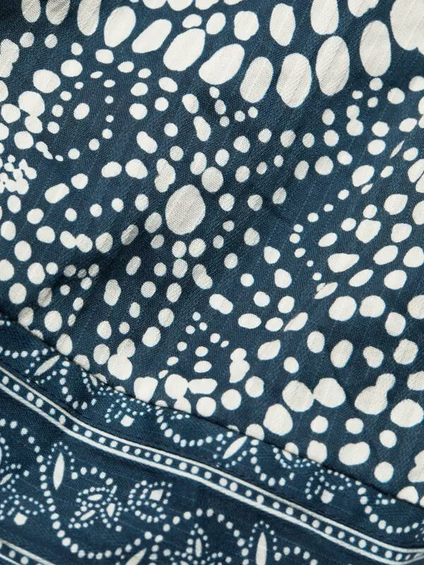 Ramy Brook Quinn Dot-print Cotton Shorts