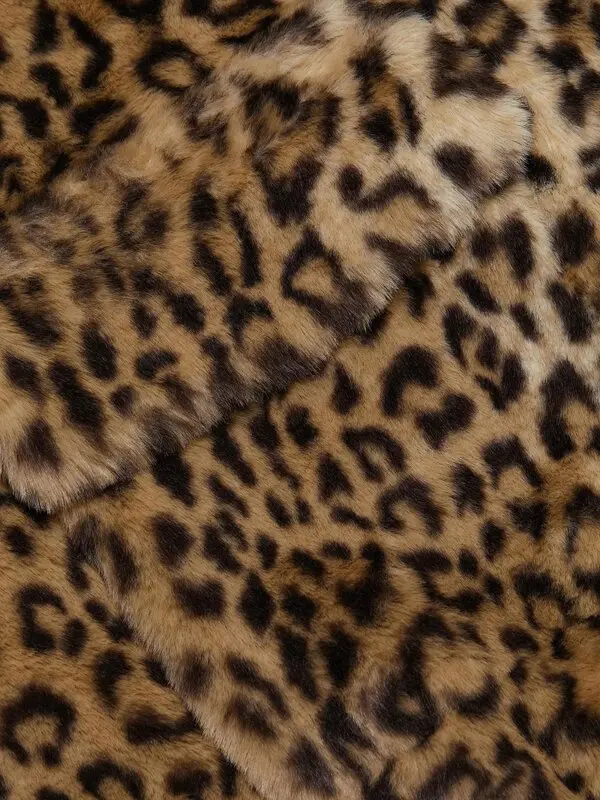 Ba&sh Jaros Leapard-print Faux-fur Coat