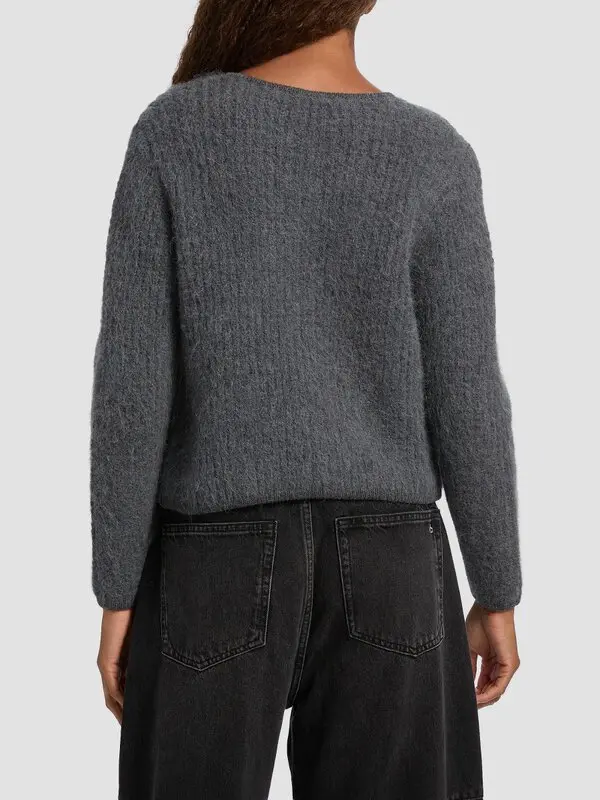 Ba&sh Harry Brushed Flap-pocket Cardigan