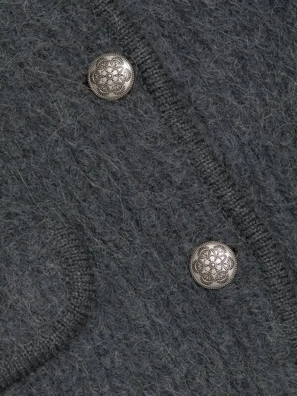 Ba&sh Harry Brushed Flap-pocket Cardigan