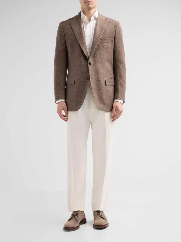 Kiton Woven Cashmere Sport Coat