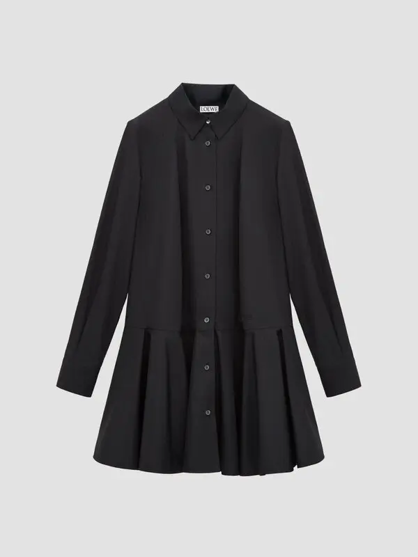 Loewe Cotton Drop-waist Midi-shirtdress
