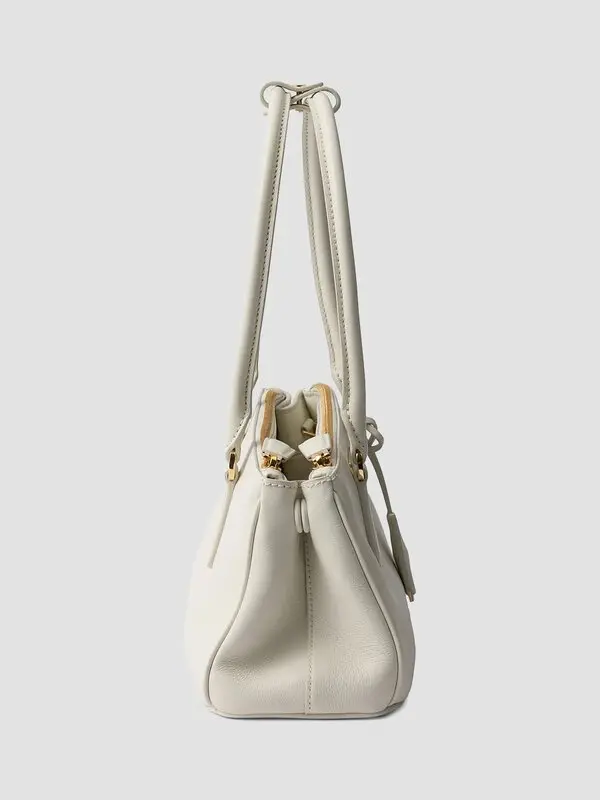 Prada Medium Galleria Leather Top Handle Bag - White