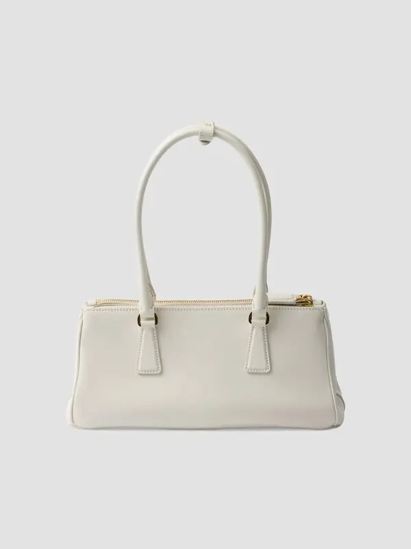 Prada Medium Galleria Leather Top Handle Bag - White