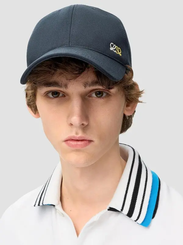 Loewe Flag Patch Cotton Baseball Cap