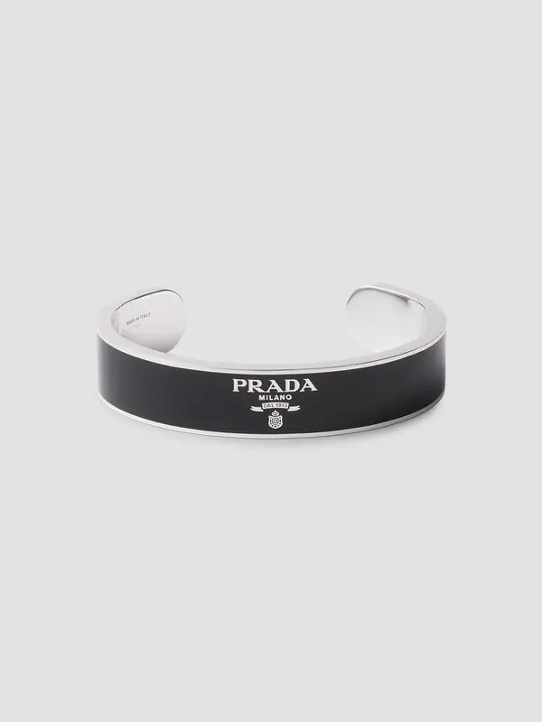 Prada Silver Bangle Bracelet