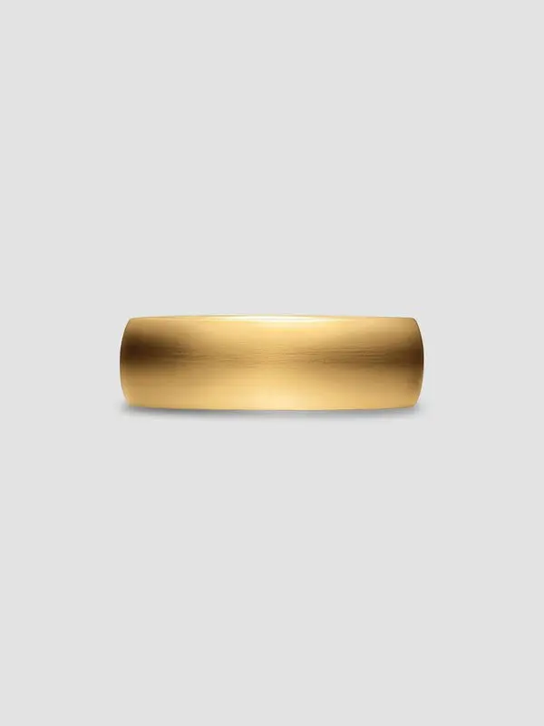 David Yurman Streamline Band Ring In 18k Yellow 7.6mm