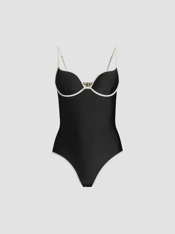 SHANI SHEMER Abby Sweetheart One-piece Swimsuit - Black