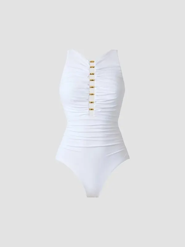 Miraclesuit Razzle Dazzle Swizzle One-piece Swimsuit - White