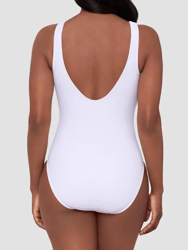 Miraclesuit Razzle Dazzle Swizzle One-piece Swimsuit - White