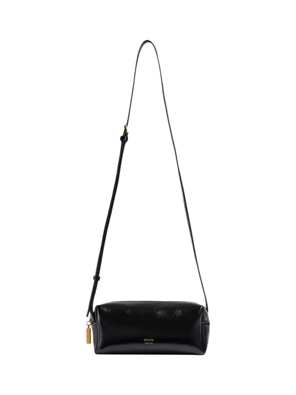 Khaite Mini Kye Leather Crossbody Bag - Black